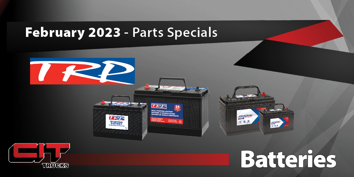 February 2023 Parts Special – Batteries