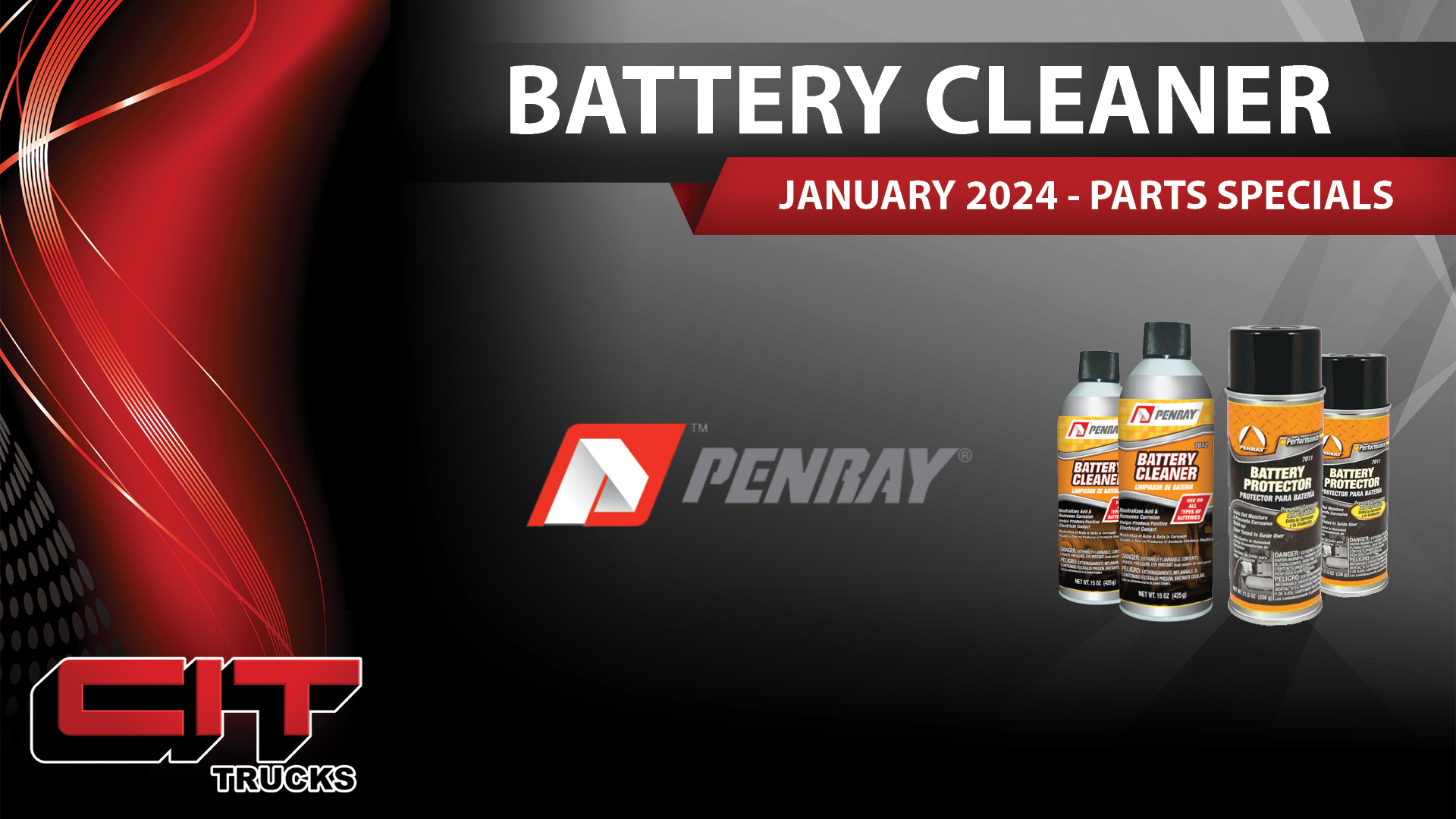 January 2024 Parts Specials – Battery Cleaner
