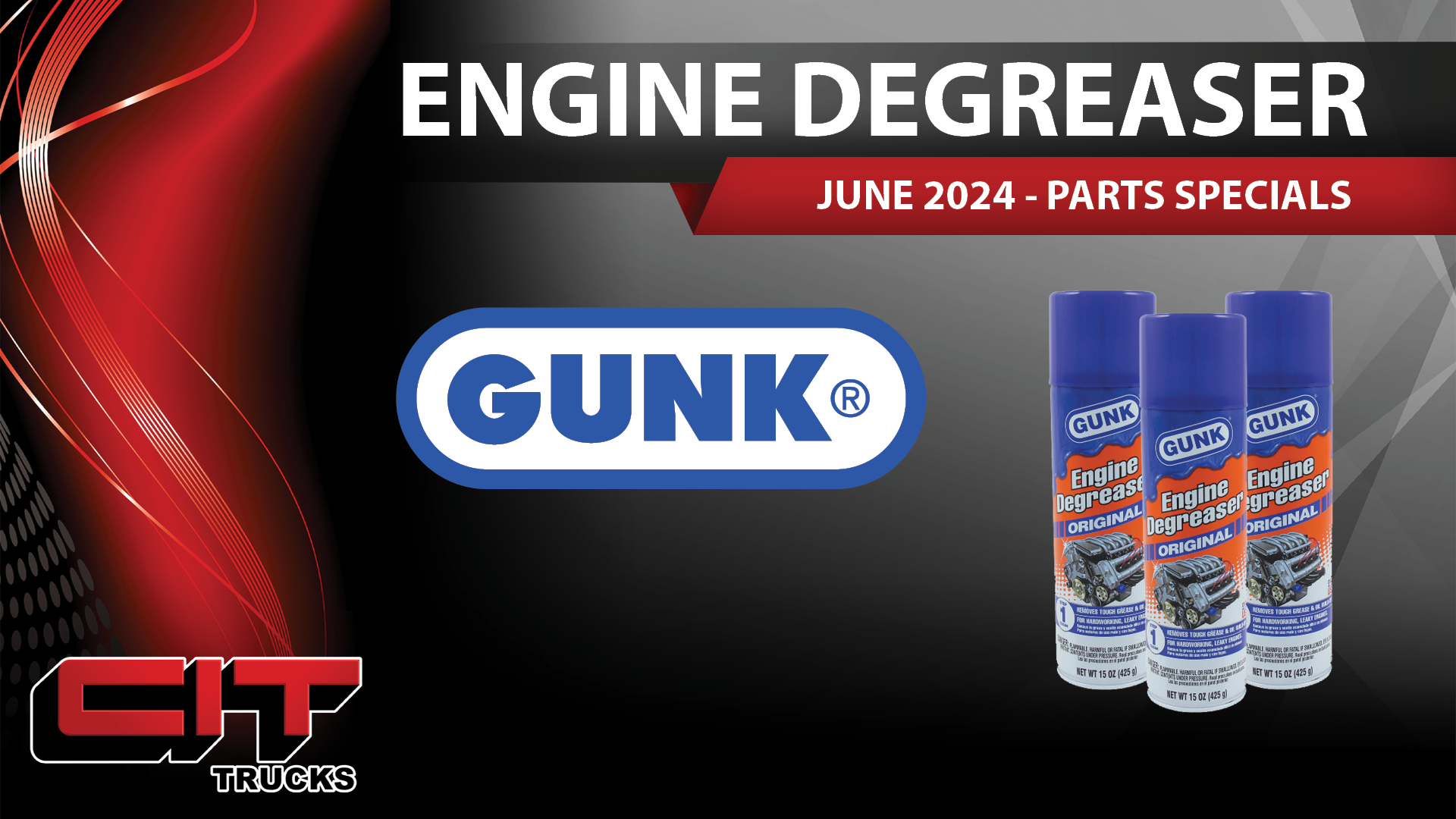 June 2024 Part Specials – Engine Degreaser
