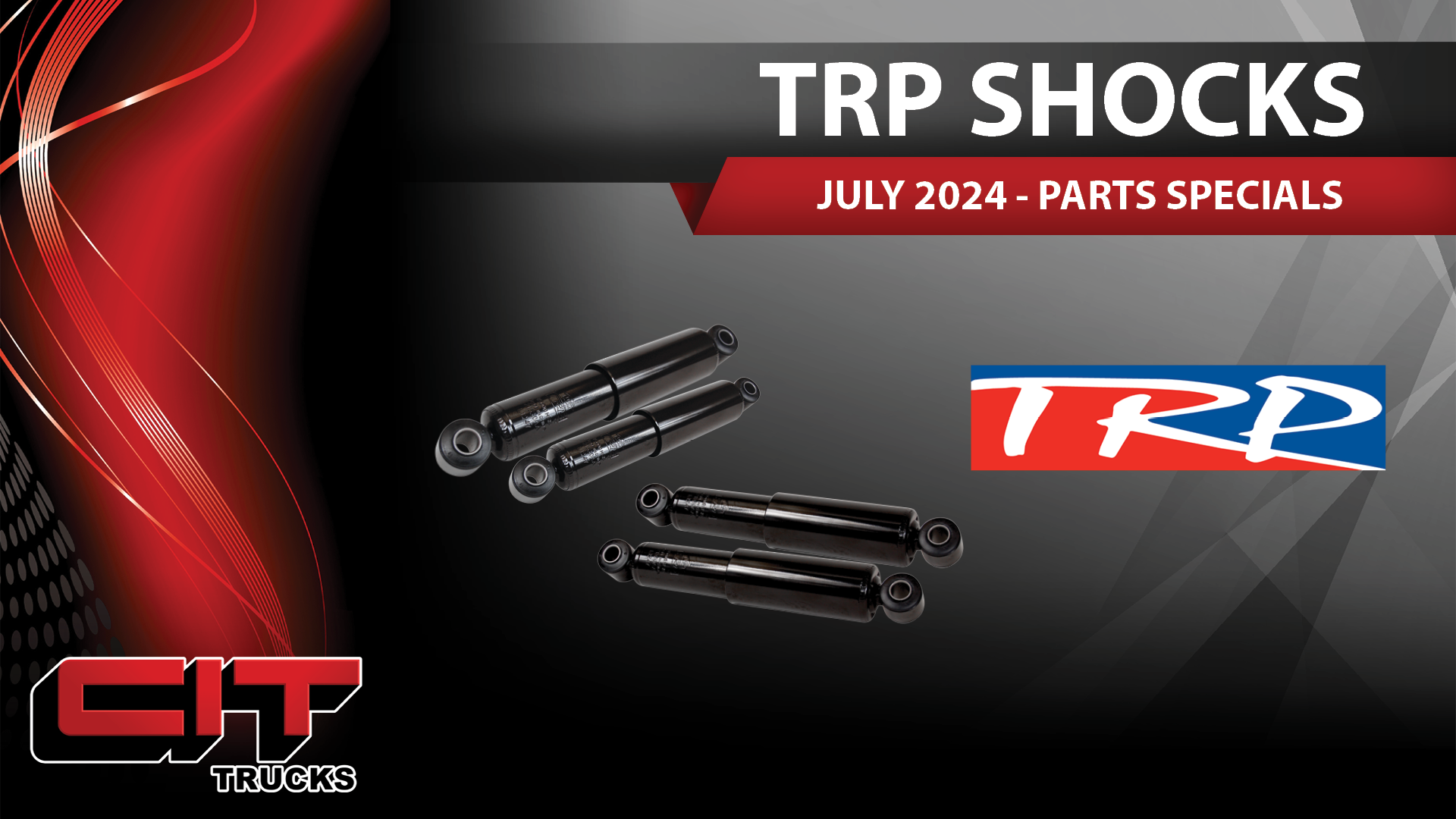 July 2024 Part Specials – TRP Shocks
