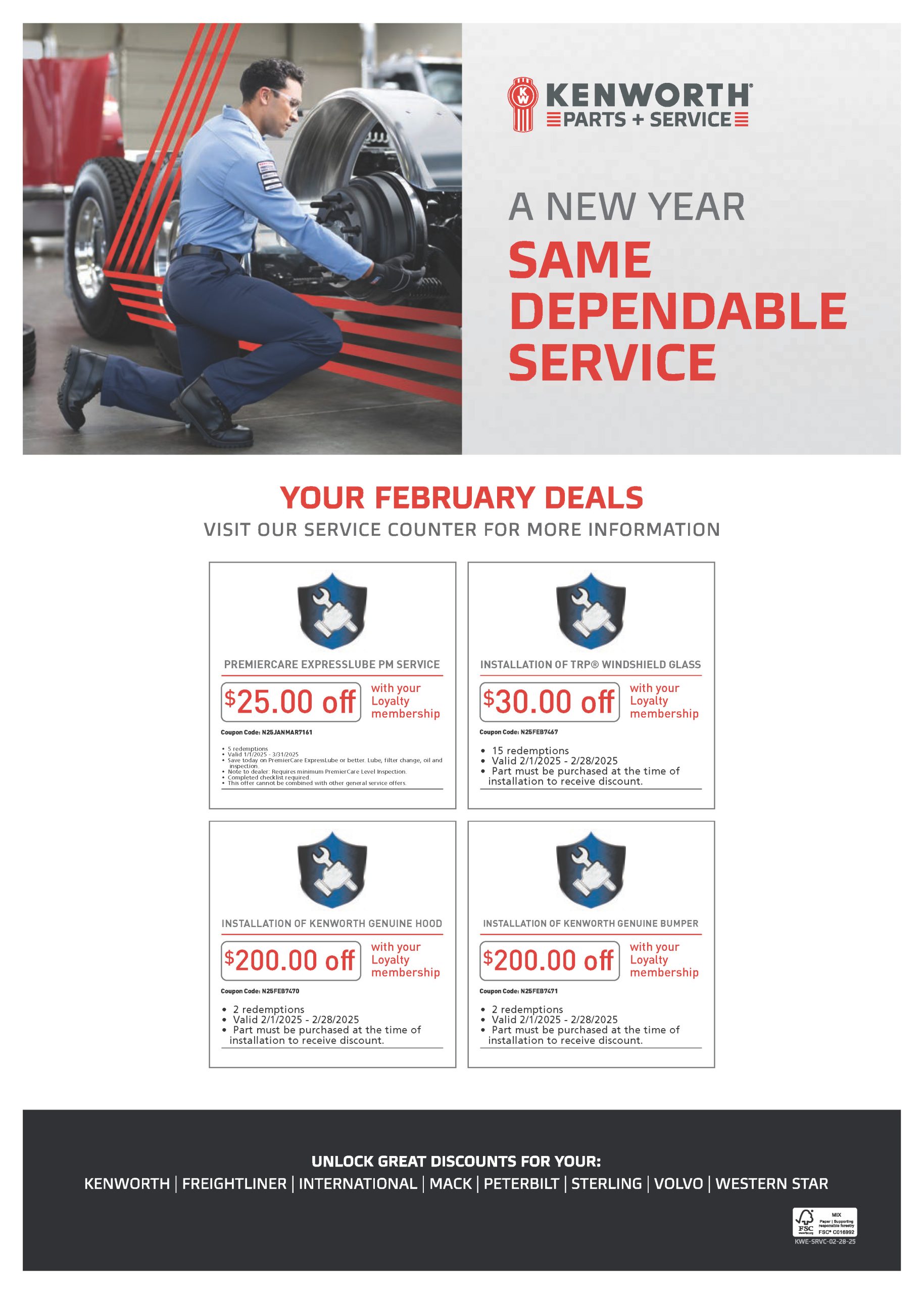 Service Specials - CIT Trucks